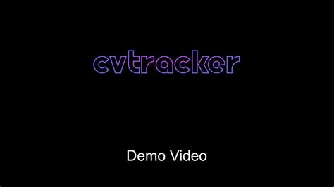 Cvtracker C Library Demo Youtube