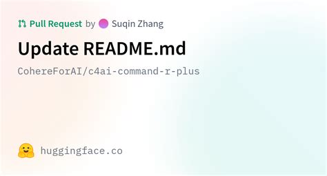 CohereForAI C4ai Command R Plus Update README Md