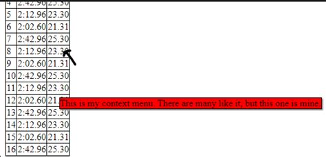 Javascript Context Menu Position Wrong After Scrolling Page Stack