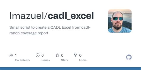 Github Lmazuelcadlexcel Small Script To Create A Cadl Excel From Cadl Ranch Coverage Report