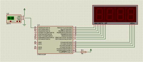 Github Stevemwadht11 Thermometer With 7segment Display Reading