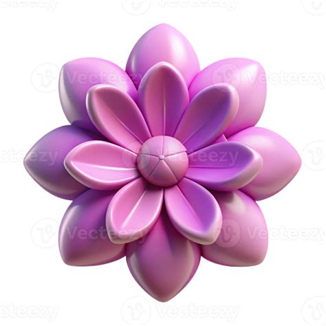 Elegant Inspired Stylized Symmetrical Flower With Crisp Edges And A Single Weight Stroke