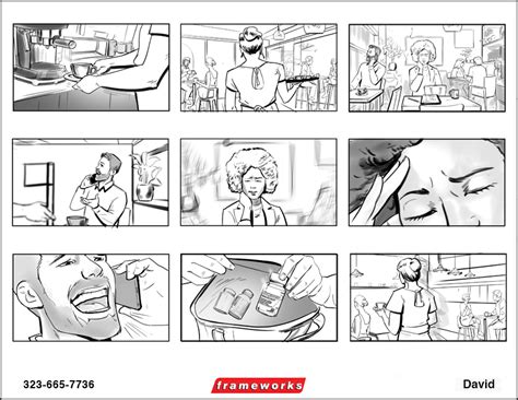 David Storyboard Artists Story Boards Art Storyboards Story