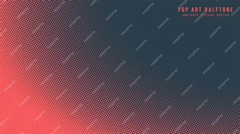 Premium Vector Popart Dots Halftone Pattern Vector Rounded Border Abstract Background