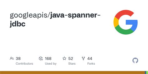 GitHub Googleapis Java Spanner Jdbc