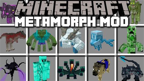 Minecraft Metamorph In To Bosses Mod Dangerous Morphing And Shape