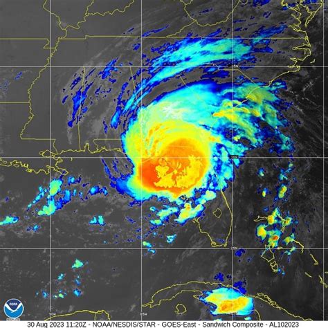 Nhc Tropical Storm Idalia Spaghetti Models Satellite Images Impact