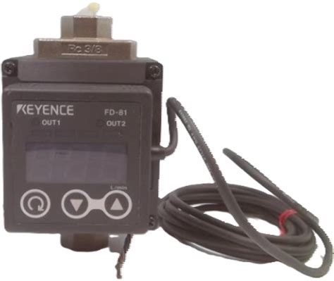 Keyence Fd 81 Digital Sensor Flow Sensor Switch New Keyence Fd 81 Digital Sensor Flow Sensor Switch New