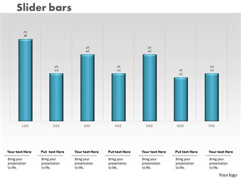 0414 Slider Column Chart With Bars Powerpoint Graph Template