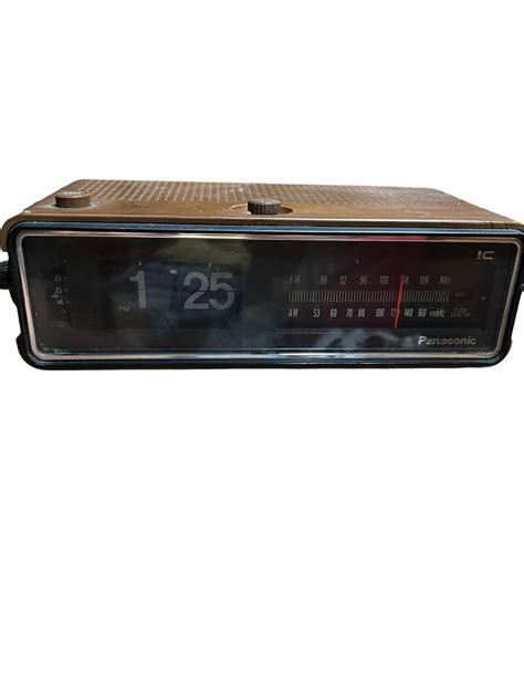 Panasonic Clock Radio Vintage Am Fm Alarm Clock Bedside Etsy