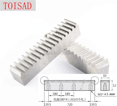 10mod 10121000mm 스트레이트 톱니 스퍼 기어 랙 Cnc 지퍼 구멍 기어 피치 314mm 기어 깊이 225mm 2 개기어 Aliexpress