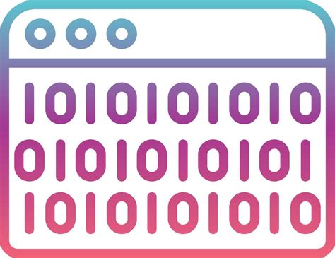 Binary Code Vector Icon 15799154 Vector Art At Vecteezy