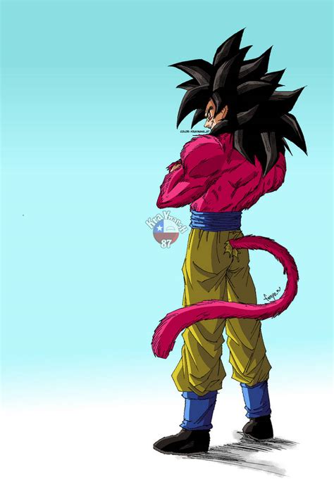 Colored Goku Ssj4 Draw Fenyo Color Kraymansh 87 By Kraymansh87 On Deviantart