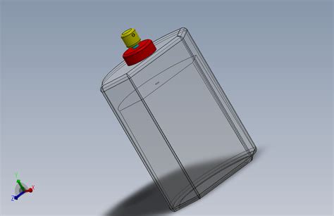 香水瓶 Solidworks 2016 模型图纸下载 懒石网