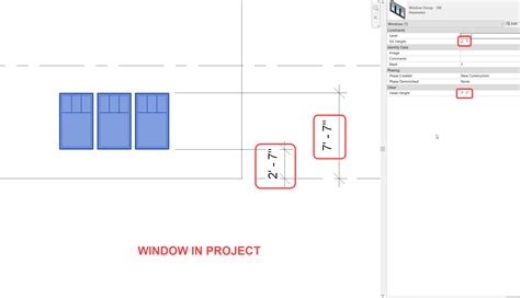 Solved Nested Window Does Not Report Correct Sill Height In Project