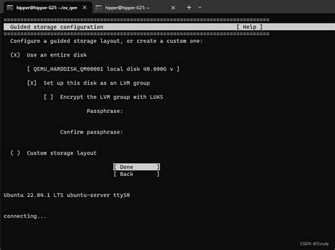 纯命令行在ubuntu中安装qemu的ubuntu虚拟机，成功备忘 ubuntu qemu csdn博客