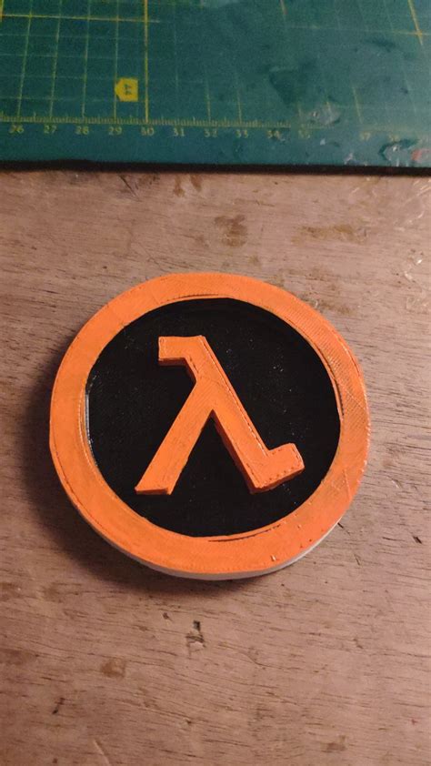 3d Printing Half Life Lambda Logo • Made With Easythreed K9・cults