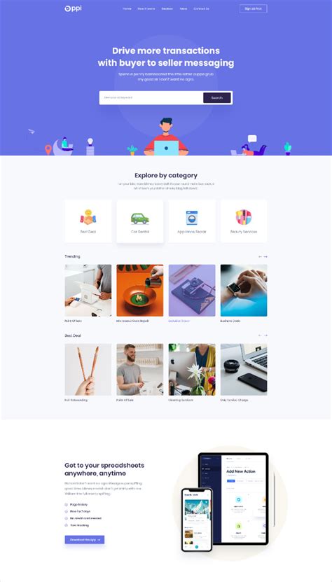 Oppi Multi Niche App Showcase Wordpress Theme Wordpress Theme Wordpress Theme Design