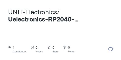 Github Unit Electronicsuelectronics Rp2040 Arduino Package