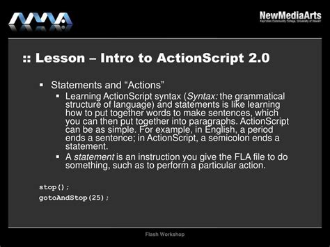 Ppt Flash Workshop 2007 Powerpoint Presentation Free Download Id