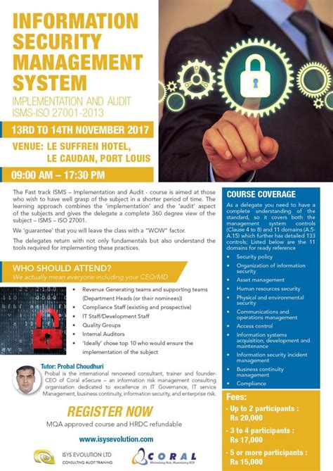 Marie France Chamary Samy On Linkedin 8 Days To Go Information Security Iso 27001