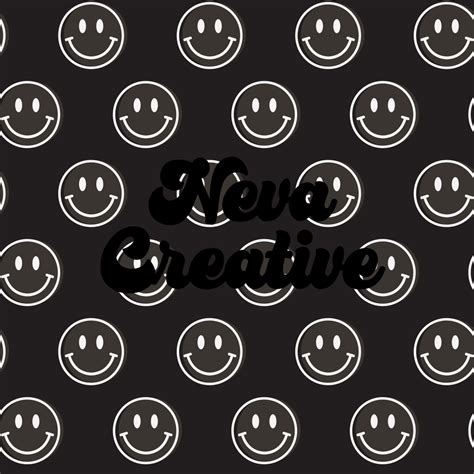 Smiley Face Seamless Pattern Smiley Face Pattern Smiley Face Seamless Diffrent Color Smiley
