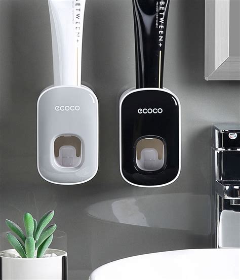 Badu Bg Ledfre Стенен монтаж Автоматичен дозатор за паста за зъби Комплект аксесоари за баня