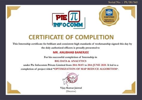 Internship On Big Data And Analytics During Btech Cse Also Learnt Map