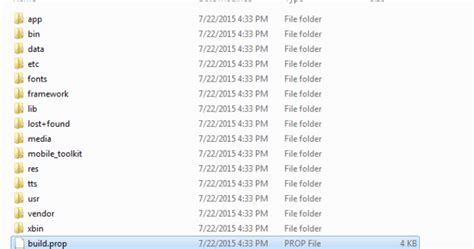 Build Prop And Defualt Prop File In Android How To Make Android Custom Rom
