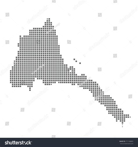 Pixel Map Eritrea Vector Dotted Map Stock Vector Royalty Free Shutterstock