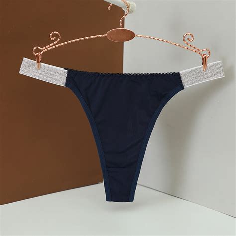 Womens Ladies Sexy Lingerie High Cut Thongs Back V Underwear G String