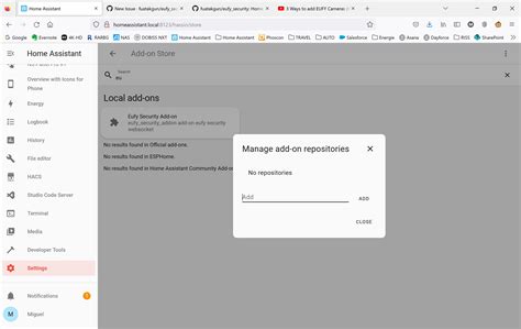 Cannot Install Eufy Security Ws Addon · Issue 583 · Fuatakgun Eufy Security · Github