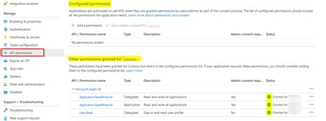 C Delete Azure App Registration Api Permission Programmatically