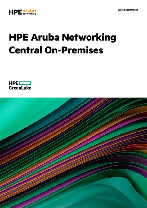Hpe Aruba Networking Central On Premises