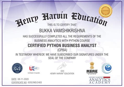 Vamshi Krishna Bukka On Linkedin Iim Mba Python Certifiedcourse
