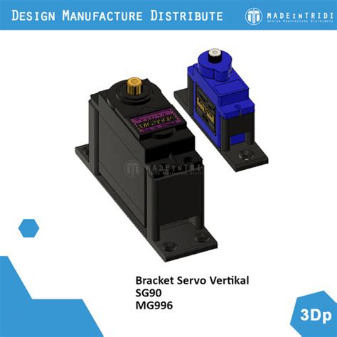 Jual Bracket Servo Sg90 Mg996 Dudukan Stand Holder Vertical Pla Sg90 Kab Lebak