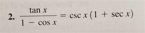 Need Help Verifying The Identity Of This Trig Equaiton R Askmath