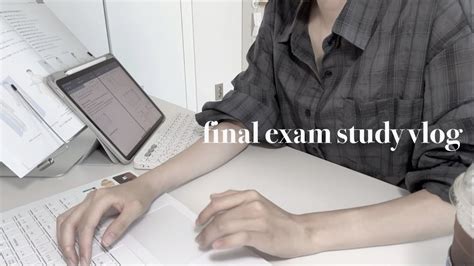 Vlog 5 6월 시험기간 과제 제출하고 기말고사 벼락치기 공부하는 대학생 공부 브이로그 기말고사 노트필기방법 벼락치기 운전면허 무채색 Youtube