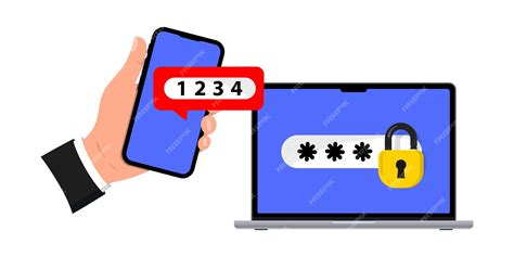 Premium Vector Two Step Authentication 2fa Authentication Password Two Factor Verification