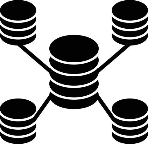 Database Glyph Icon Vector Art At Vecteezy