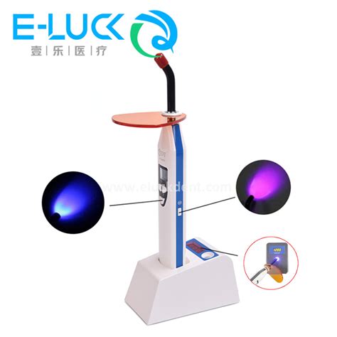 Dental Led Blue Andpurple Curing Light With Photometer Cure Lamp Meter Caries Detection High Power