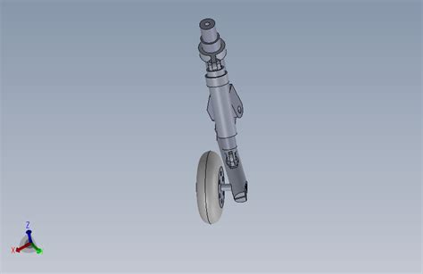 F 18主遥控飞机主起落架模型 SOLIDWORKS 2018 模型图纸下载 懒石网