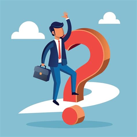 Premium Vector Answer Business Question Determination Or Sill And Decision To Solve Problem