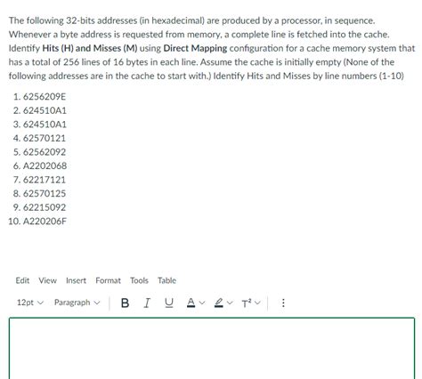 Solved The Following 32 Bits Addresses In Hexadecimal Are Chegg Com