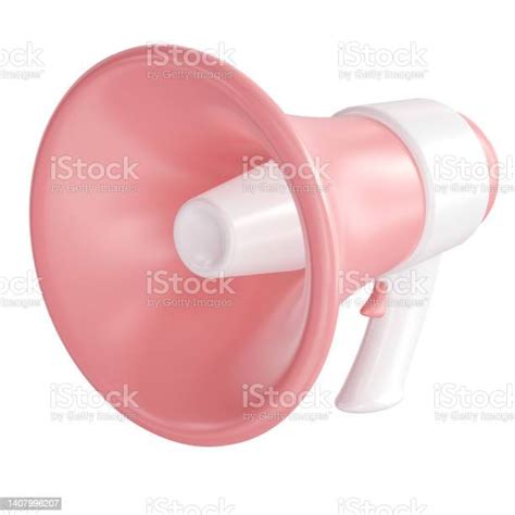 만화 핑크 라우드 스피커 3d 현실적인 아이콘 마케팅 시간 개념 3차원 형태에 대한 스톡 사진 및 기타 이미지 3차원 형태 개체 그룹 객실 있음 Istock