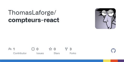 GitHub ThomasLaforge Compteurs React