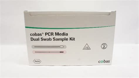 Cobas 07958021190 Pcr Media Roche Dual Swab Sample Kit Box Of 100 Imedicsales