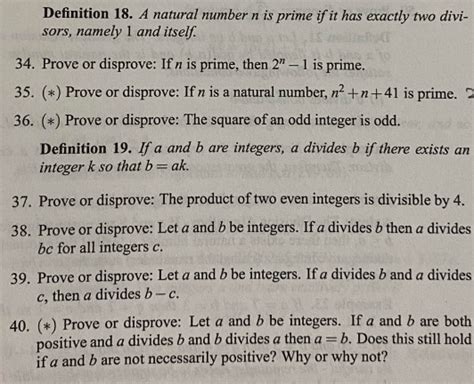 Solved Definition 18 A Natural Number N Is Prime If It Has