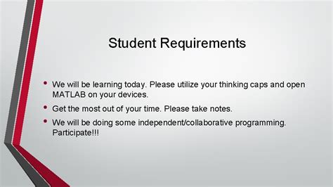 Matlab Fundamentals Michael Tanguay Objectives Learn The Importance