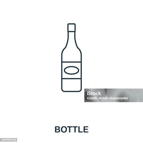 병 아이콘입니다 스타일 아이콘 디자인을 설명 합니다 Ui입니다 와인 아이콘의 병의 그림입니다 그림 흰색 절연입니다 웹 디자인에 사용 가능 애플 리 케이 션 소프트웨어 인쇄